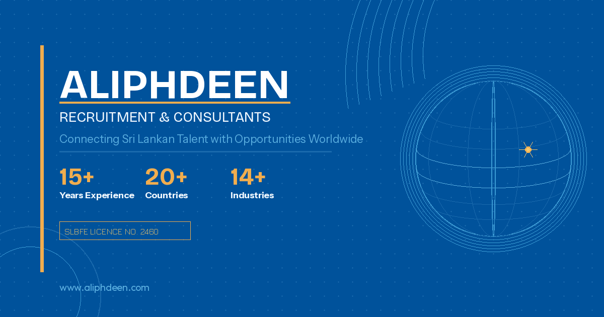 SLBFE Approved Recruitment Agency Sri Lanka | Aliphdeen Recruitment and ...